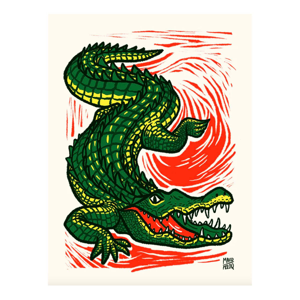 Crocodile - Maud Peloq– Galerie Portfolio